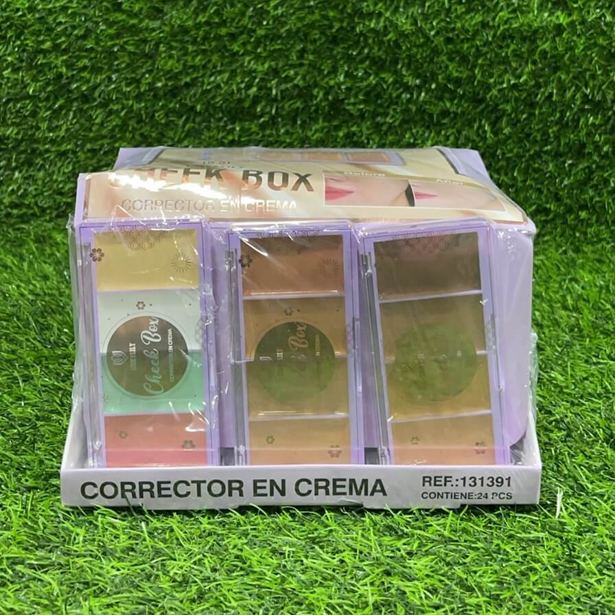 CORRECTOR DE CHEEK BOX 4 COLORES 1UND – Grupo Yuan Dong