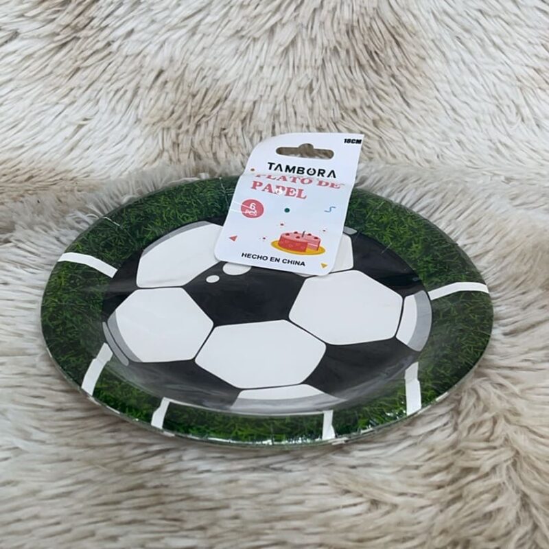 SET DE PLATO DE FOOTBALL 7″ 1UND (6PCS) – Grupo Yuan Dong